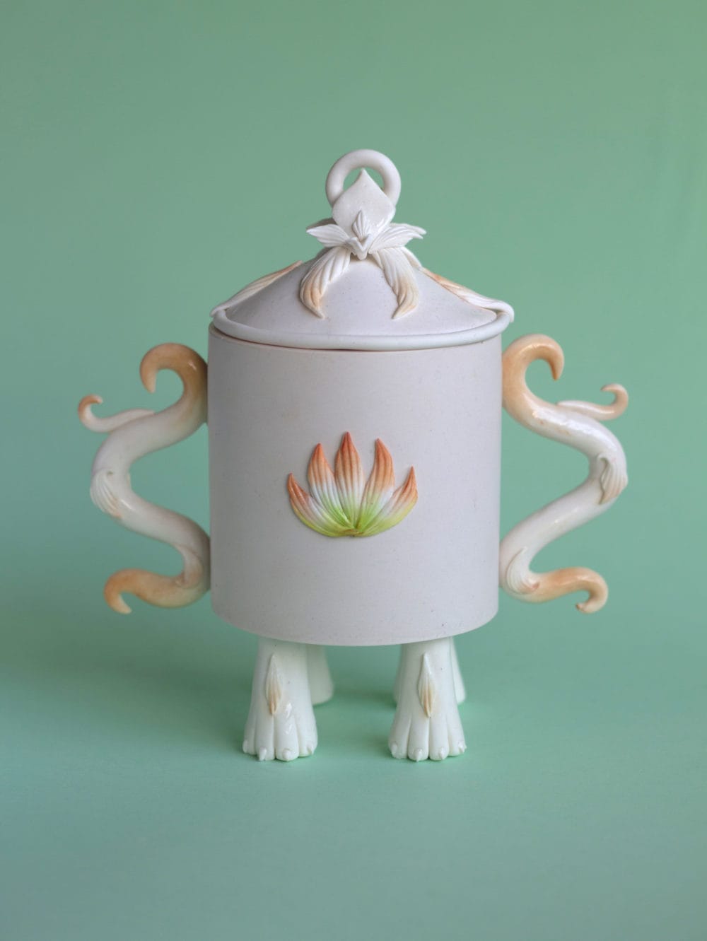 Pearl Phoenix Snuff Bottle - Huxley-Parlour Gallery