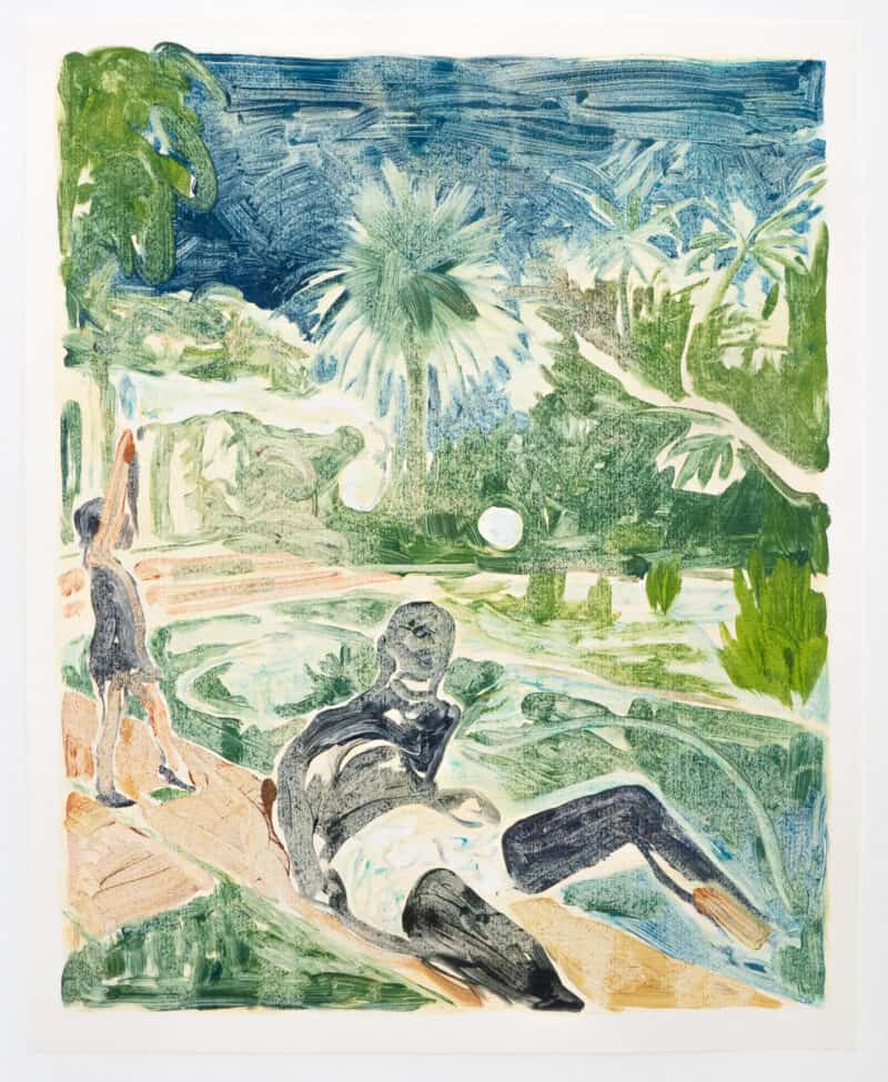 Figures at a Pool - Huxley-Parlour Gallery